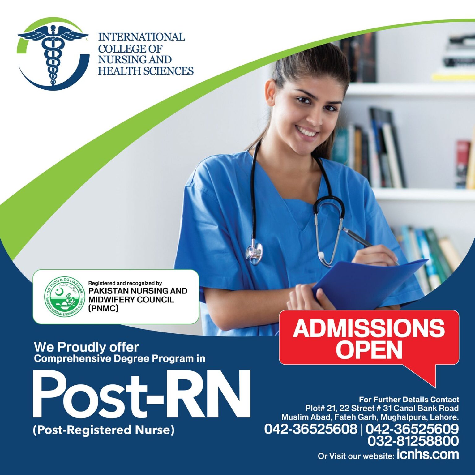 International College of Nursing and Health Sciences | ICNHS